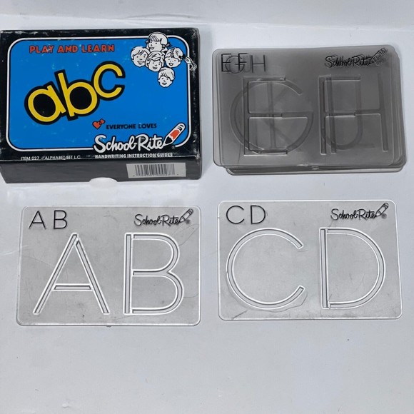 School-Rite | Office | Giant Alphabet Templates Uppercase Capital ...